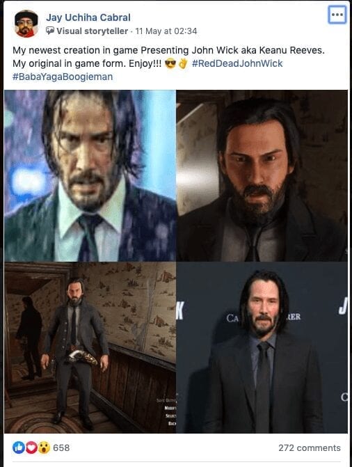 Fan Creates John Wick Lookalike In Red Dead Online Fan Creates John Wick Lookalike In Red Dead Online